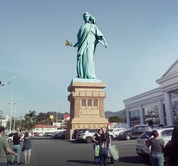 Performance da Estátua da Havan viraliza na internet